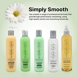 Simply Smooth Xtend Keratin Replenishing Tropical Shampoo Keratin & Collagen Infused Daily shampoo 33.8 Oz.