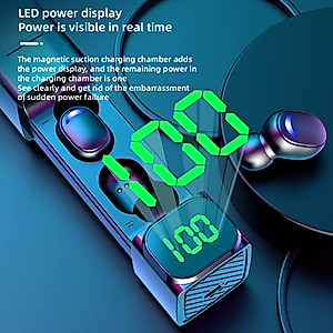 Wireless Earbuds Bluetooth Headphones with Wireless Charging Case IPX4 Waterproof Stereo Earphones in-Ear for SPOR