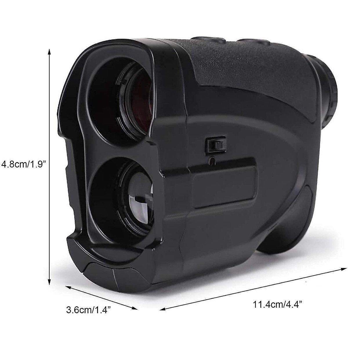 FIDDAA Laser Rangefinder, Multifunctional Rangefinder,1000m Laser Range Finder,7X Magnification,Hand-held high-Magnification high-Definition Golf 1000 Meter Measuring Instrument (Color : Red)
