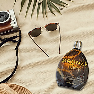 Bronze DNA Natural Sunless Self Tanner Lotion – Sunless Self Tanner for Women and Men – The Gradual Self Tanner for Light, Medium & Dark Tans – XL 13.5 Oz Bottle - Physics Color