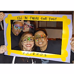 Friends Birthday Party Decorations-Friends Themed Photo Booth Props for Friends tv Show Party Decorations,Graduation Party, Birthday Party Supplies, Bachelorette Party Decorations