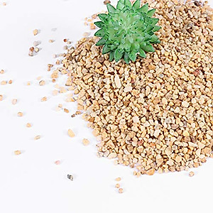 POPETPOP 500g Aquarium Ecological Sand Bottom Stone Pebble Gravel Fish Turtle Tank Vase Filler Landscape Bottom Stone Rocks Ornaments Decorations