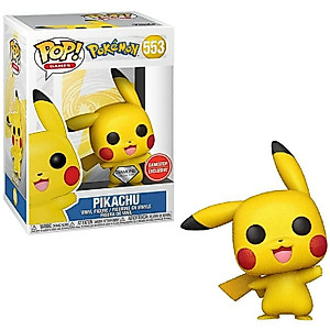 Funko Pop! Games Pokemon Pikachu Waving - Diamond Collection