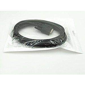 xjs XJSXZC 8P Mini Din Male to Female DB9 RS232 PLC Programming Adapter Cable 10Ft (DB9 RS232)