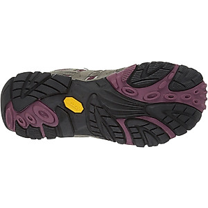 Merrell Women's Moab 2 Mid Waterproof Hiking Boot, Boulder/Blush, 8 M US