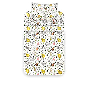 Little Sleepy Head Bed Sheets Twin Safari Set for Kids, Soft Lightweight Microfiber Bedding