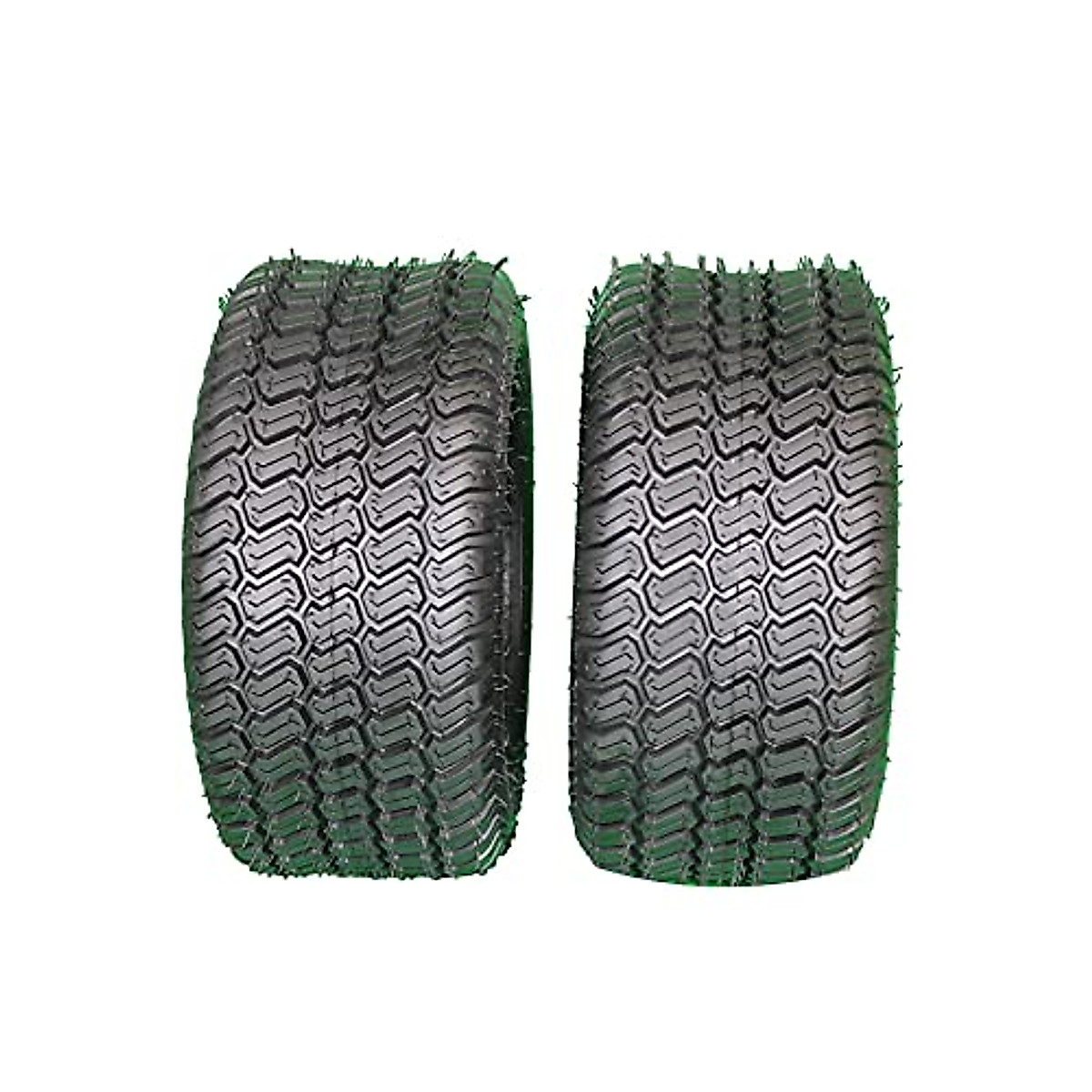Set of 2 - 16X6.50-8 4 Ply Turf Tires for Lawn & Garden Mower 16x6.5-8