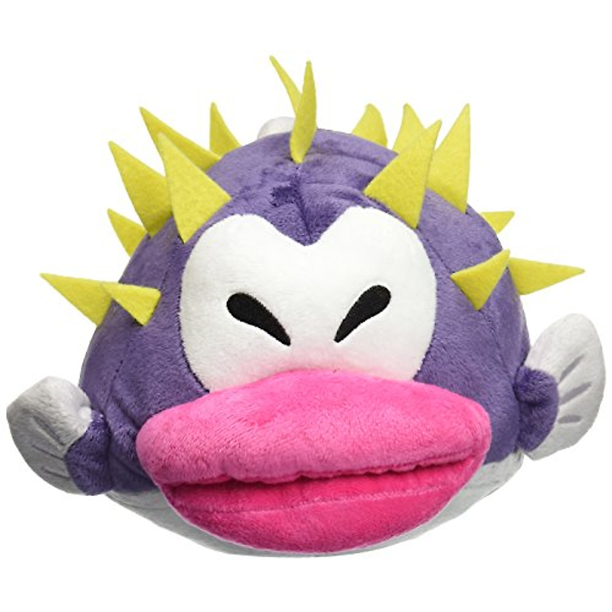 Little Buddy Super Mario Porcupuffer Plush, 7"