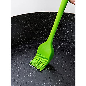 Ortarco Silicone Basting Pastry Brush for Baking Cooking Bbq Grill Spread Oil Butter Sauce 2 Pack