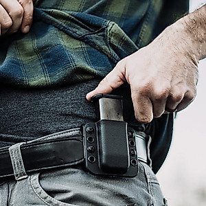 OWB Single Mag Pouch for Springfield XD in 9mm or .40, Glock 43X & 48, Sig P320, & More - USA Made - Total Eclipse Single Mag Pouch by Blade-Tech Holsters