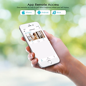 EVERSECU 5MP Ultra HD 2.4Ghz WiFi IP PTZ Camera Outdoor Night Vision Waterproof CCTV Security Dome Camera 5X Digital Zoom, with PC Software/Web Client, Two Way Audio CCTV Surveillance Camera