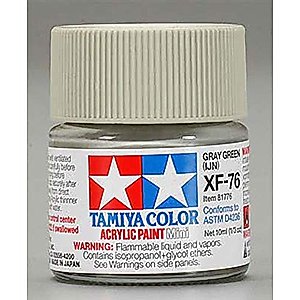 Tamiya America, Inc Acrylic Mini XF76 Gray/Green, TAM81776