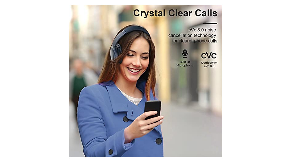 Ankbit E700 ANC Headphones - LDAC Hi-Res & 60H Playtime