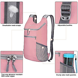 G4Free Lightweight Packable Hiking Backpack for Men Women Small Hiking Daypacks Foldable Shoulder Pack Casual Outdoor Bag 11L