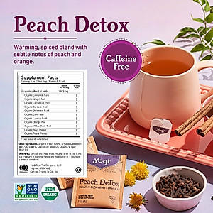 Yogi Tea Herbal DeTox Variety Pack - 16 Tea Bags per Pack (3 Packs) - Organic Detox Tea Sampler - Includes DeTox Tea, Peach DeTox Tea & Roasted Dandelion Spice DeTox Tea - Tea Assortment