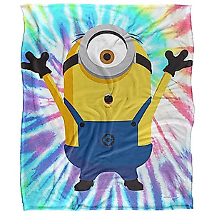 Minions Blanket, 50"x60", Stuart Silky Touch Super Soft Throw Blanket