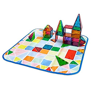 MAGNA-TILES Storage Bin & Interactive Play-Mat, The ORIGINAL Magnetic Building Brand