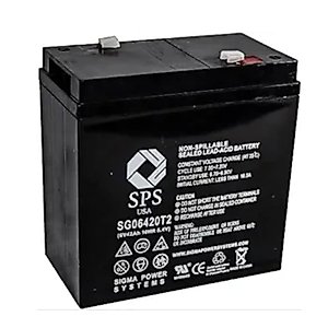 SPS Brand 6V 42Ah Replacement Battery for Powersonic PS-6360F2