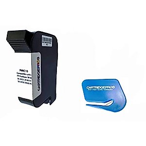 Cartridge Pros Brand PMIC10 Ink Cartridge Compatible with FP PostBase Mini Postage Machine. Includes Cartridge Pros Brand Letter Opener for The Office