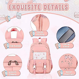 Bluboon Kids School Backpacks for Girls Elementary Bookbags Middle School bags Travel Rucksack Casual Daypack