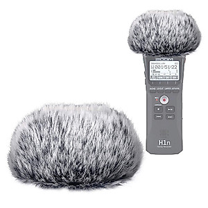 SUNMON H1N Microphone Windscreen Muff Suitable for Zoom H1n Handy Portable Digital Recorder to Reduce Noise