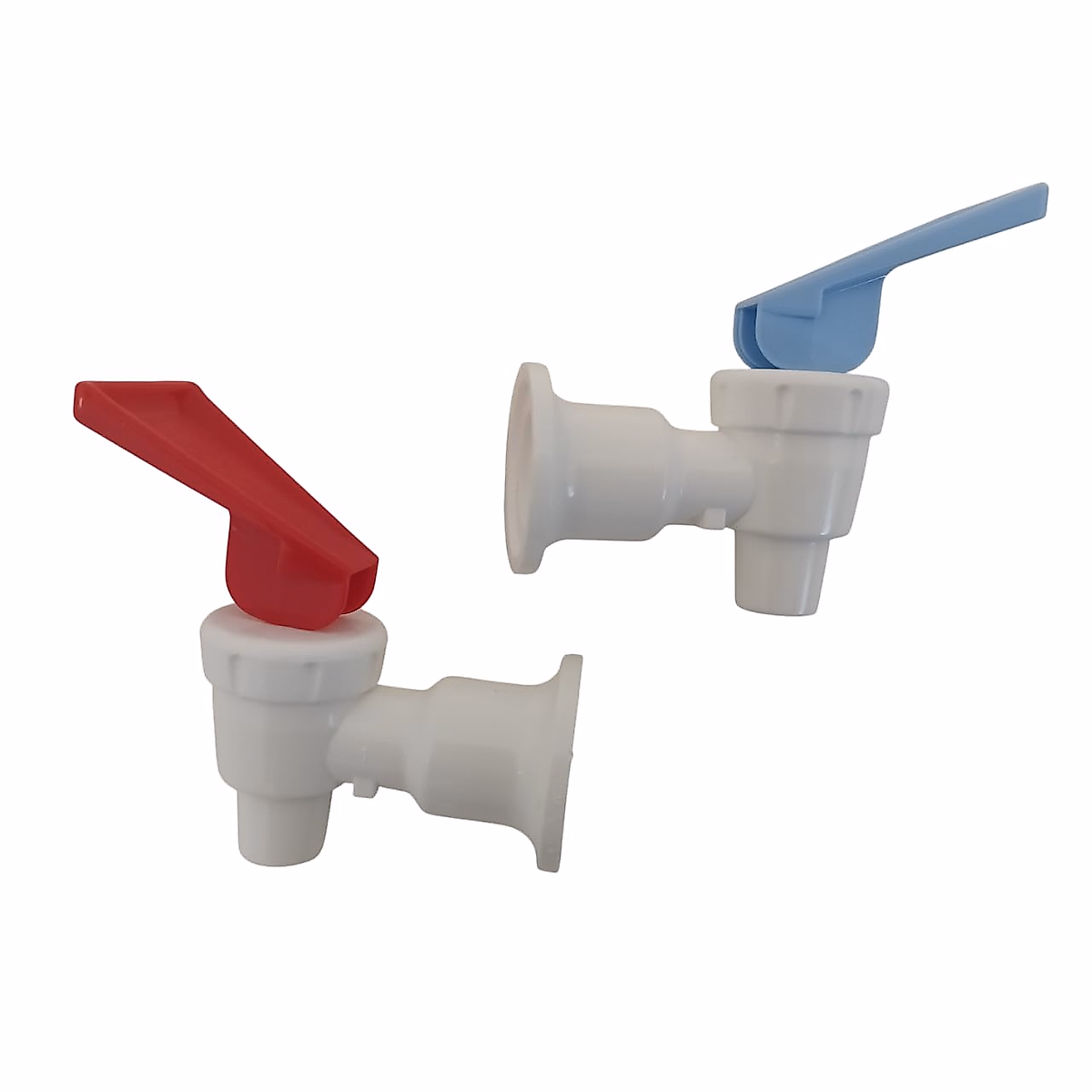 OCS Parts - RB217 Sunbeam Water Cooler Faucet, Tomlinson Blue and Red Handle, Combo Pack (Pack of 2)