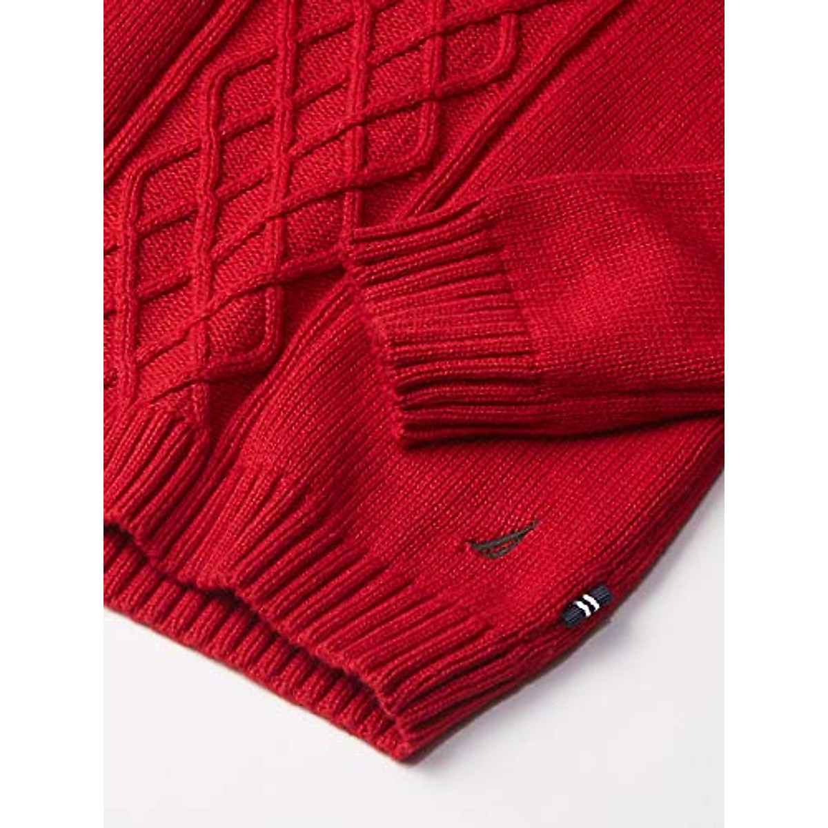 Nautica Baby Boys' 2-Piece Pullover Sweater and Pants Set, Roasted Rouge, 18 Months