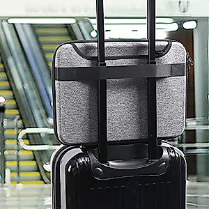 Smatree 13-14inch Hard Laptop Carring Case for 14 inch Macbook Pro 2021 /Acer Spin 5/Dell Xps 13 7390/Asus Zenbook13, 11-12.9inch iPad Pro and iPhone 13/12Pro Bag, Gray