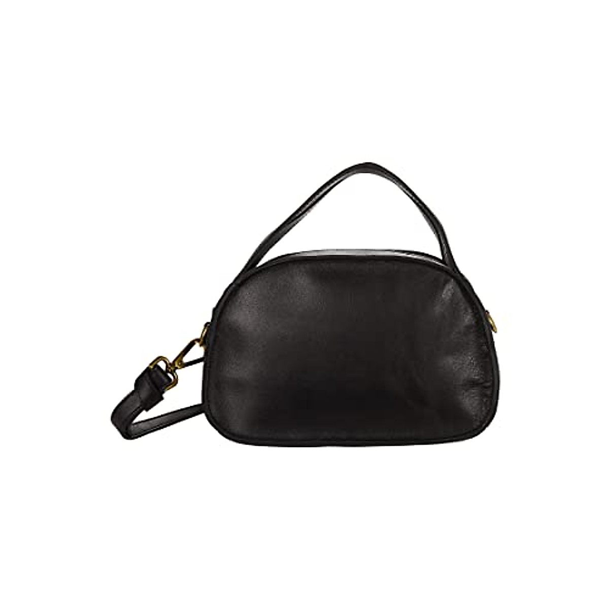 Madewell The Sydney Zip Top Crossbody Bag True Black One Size