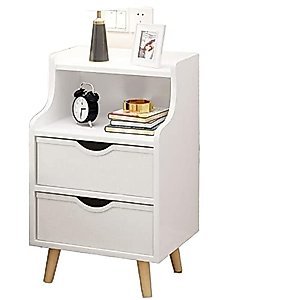 HIGOH Bedside Table Bedside Table Sofa Side Table Container Cabinet end Bedside Table Storage Organizer
