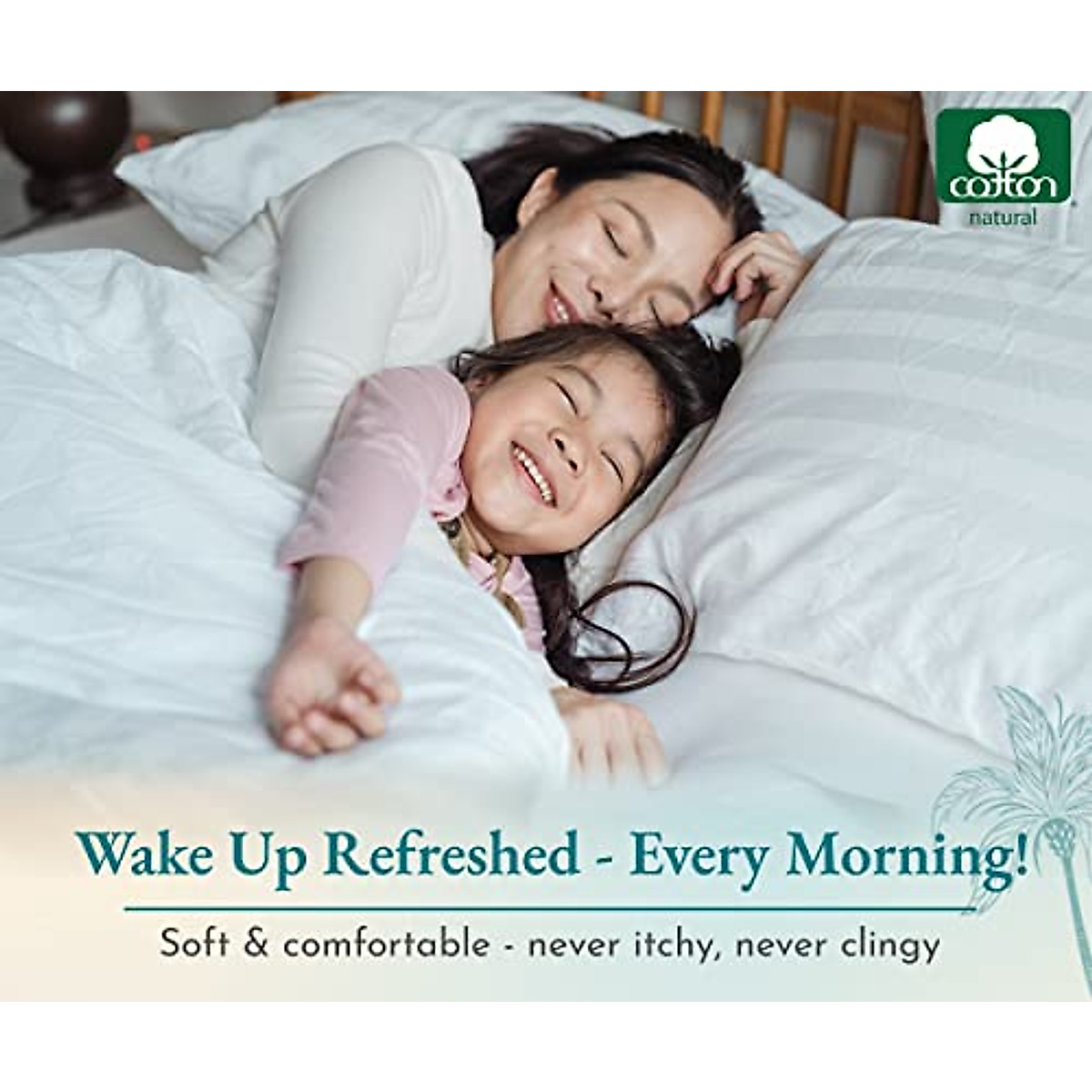 California Design Den Striped Sheets, 500 Thread Count 100% Cotton Sheets for Queen Size Bed, Cooling Deep Pocket Damask Sheets, Extra Soft Luxury Hotel Quality - Striped White Sheets