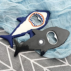 ARFUKA Bottle Opener Shark Beer Bottle Opener Magnet 3d Cute Cartoon Animal Soda Beverage Bottle Opener Bar Kitchen Tool Gift Blue