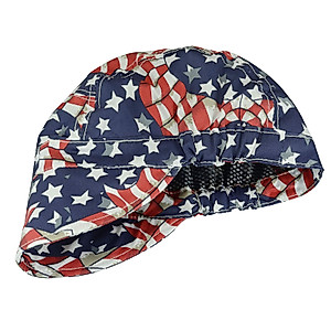 RIVERWELD Welding Cap Pure Cotton Mesh Inside Liner for Welders Match Welding Helmet American Eagle Color Head Protection