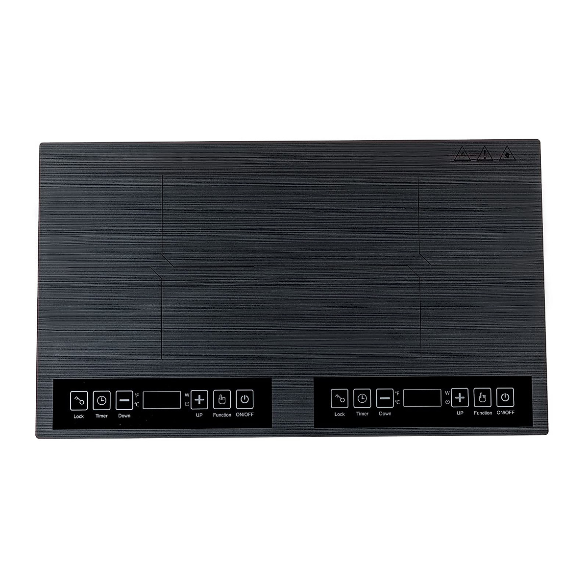 YIYIONCE Double Induction Cooktop 24 In Portable Electric Cooktop 2 Burner 2KW Dual Induction Cooker with LED Touch Screen & 9 Temperature Fast Heating Induction Burner for Kitchen Home Use | US STOCK