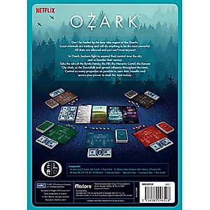 Mixlore Ozark The Board Game | Territory Control Strategy Game | Based on The Hit Netflix TV Series | Ages 16+ | 2-5 Players | Average Playtime 30 Minutes | Made by Mixlore