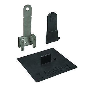 FallTech 7429SSK Permanent Truss Roofing Anchor Kit - Durable Stainless Steel Construction, Includes Weather Flashing and Cap, Kit, Natural