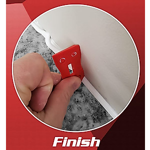 Newborn Octogun 208D Drip-Free Caulk Gun - Integrated 4-Sided Tooling Square & 2-Sided Scraper | 12:1 Thrust Ratio | Lightweight Plastic Design with Revolving Barrel