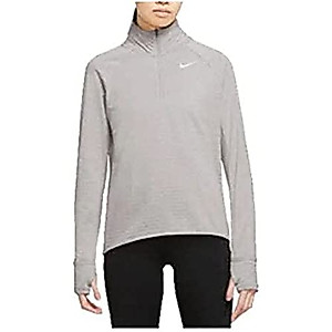 Nike Therma-FIT Element Women's 1/2-Zip Running Sweatshirt (as1, alpha, m, regular, regular, Light Iron Ore, Medium)