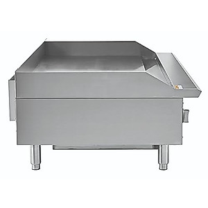 Kratos 29Y-006 48" Wide Commercial Gas Countertop Griddle with Manual Controls, 4 Burners, 120,000 BTU
