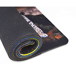 Goforth Gaming Samurai Torii gate Samurai Torii gate TCG CCG playmat gamemat 24'' Wide 14'' Tall for Trading Card Game Smooth Cloth Surface Rubber Base