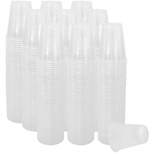 Upper Midland Products 5 Oz Plastic Cups, 500 CT 5 Oz Cups Small Plastic Cups, These Small Disposable Cups Are Extra Sturdy, Small Cups For Everyday Use