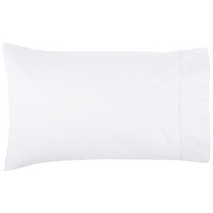 Amazon Basics 400 Thread Count Cotton Pillow Cases - Standard, Set of 2, White