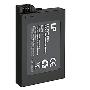 LP PSP S110 Battery, 1-Pack 3.7V 1200mAh Li-ion Rechargeable Battery, Compatible with Sony Play Station PSP 3000, PSP 2000 Series, PSP Lite, PSP Slim, PSP-S110 Console
