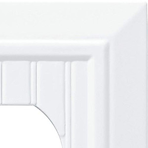 Franklin Brass W35266-PW-C Classic Beadboard Single Wall Plate, Duplex