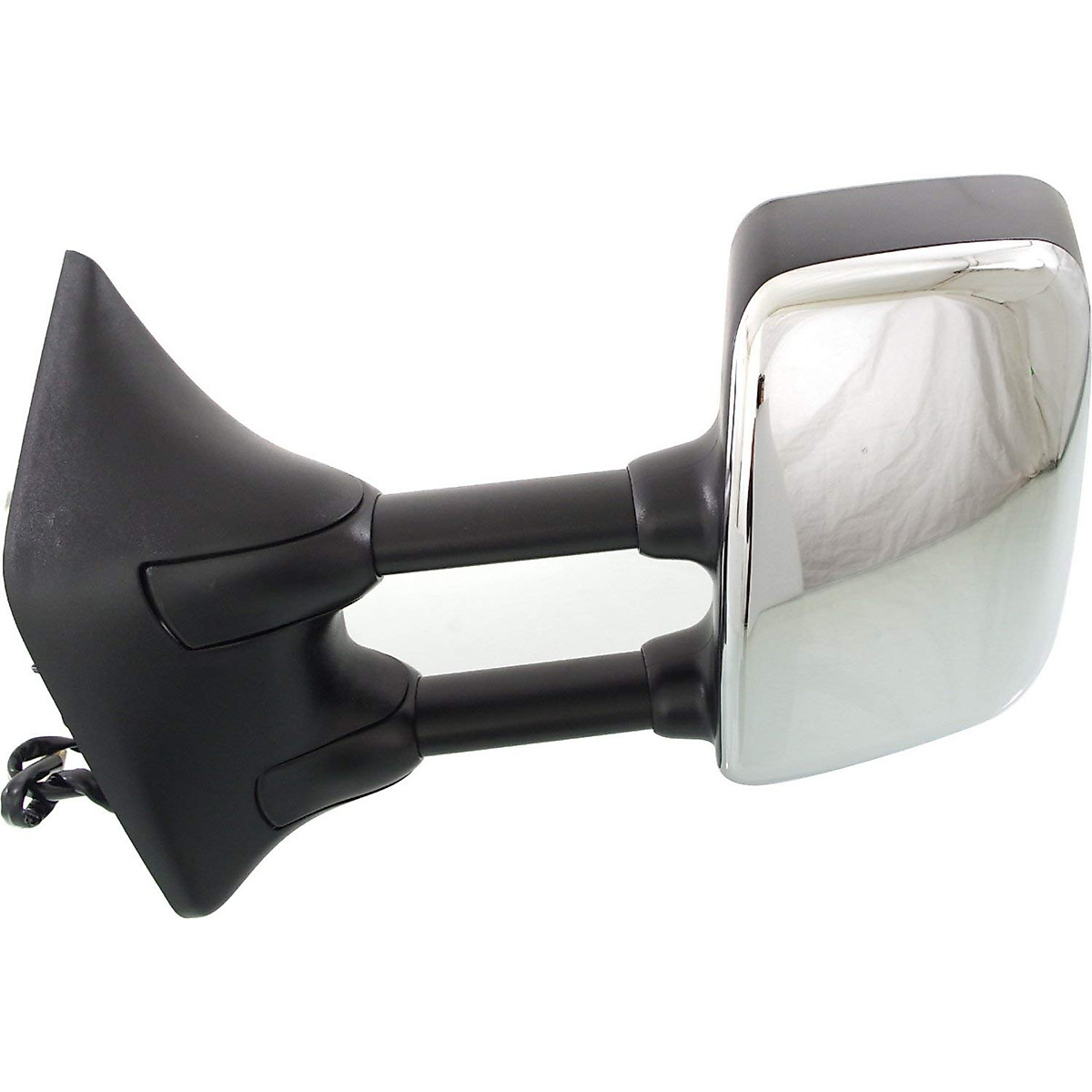 Kool Vue Driver & Passenger Side Power Heated Towing Mirrors for Nissan Titan 2004-2015 With Memory Chrome With Towing Package