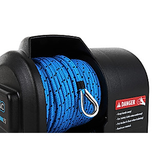 Trac Outdoors Fisherman 25-G3 Electric Anchor Winch - Anchors Up to 25 lb. - Includes 100-feet of Pre-Wound Anchor Rope with Use (69002)