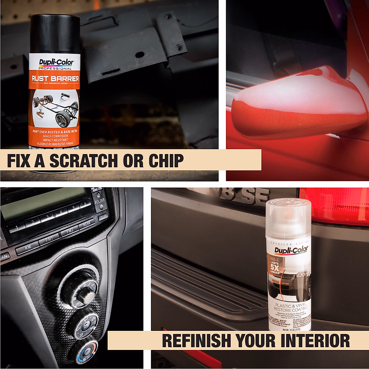 Dupli-Color MC200 Metalcast Automotive Spray Paint - Red Anodized Coating - 11 oz Aerosol Can