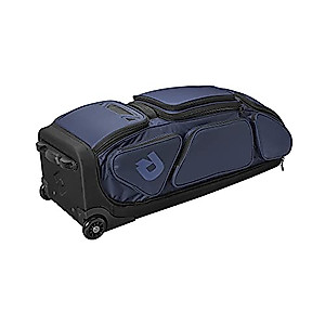 DeMarini Special Ops Front Line Wheeled Bag, Navy, L: 38" W: 13.5" H: 11"