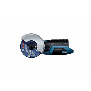 BOSCH GWS12V-30N 12V Max Brushless 3 In. Angle Grinder (Bare Tool), Blue