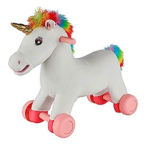 Rockin' Rider Celeste 2-in-1 Unicorn, White